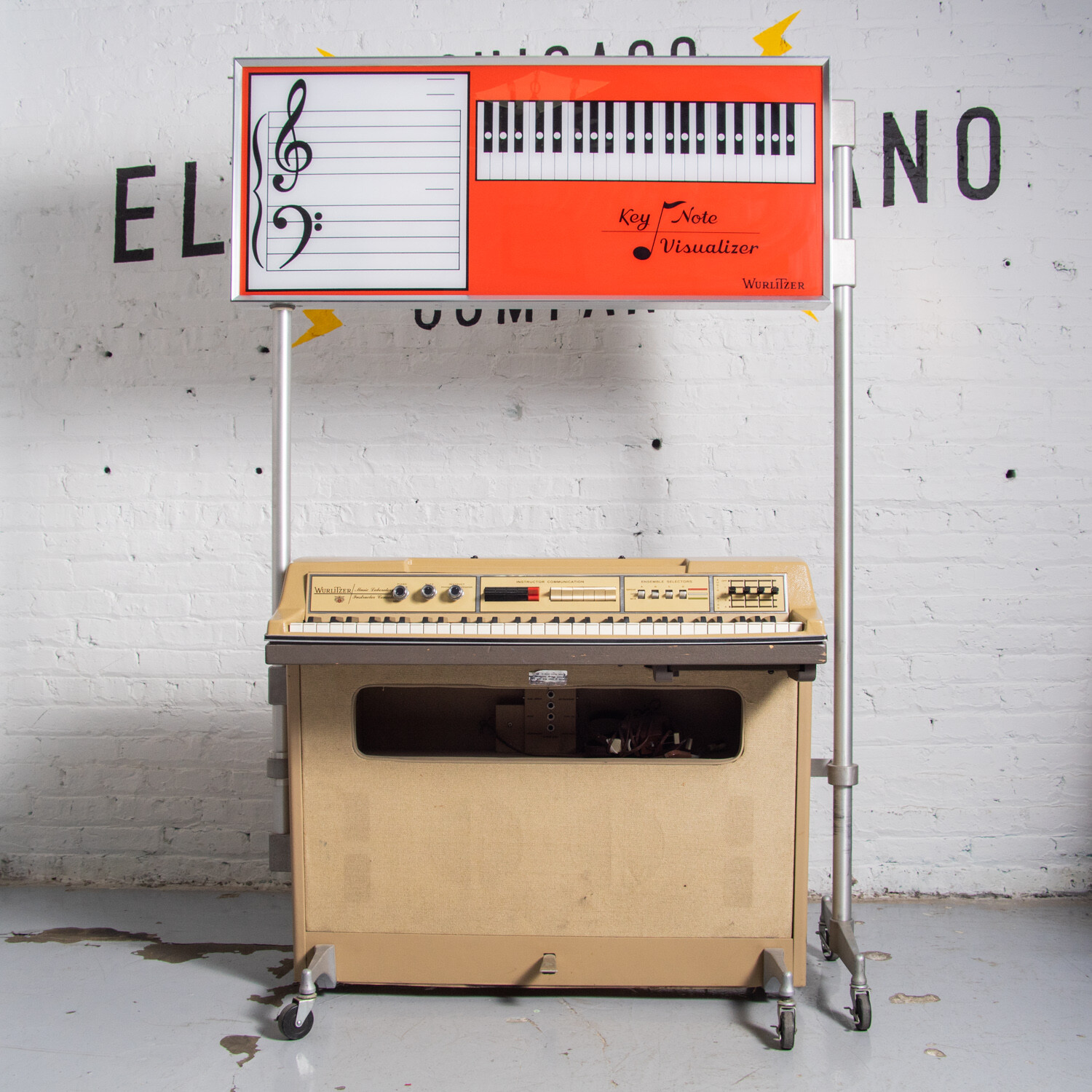 Wurlitzer 207a with Keynote Visualizer – The Chicago Electric Piano Co.